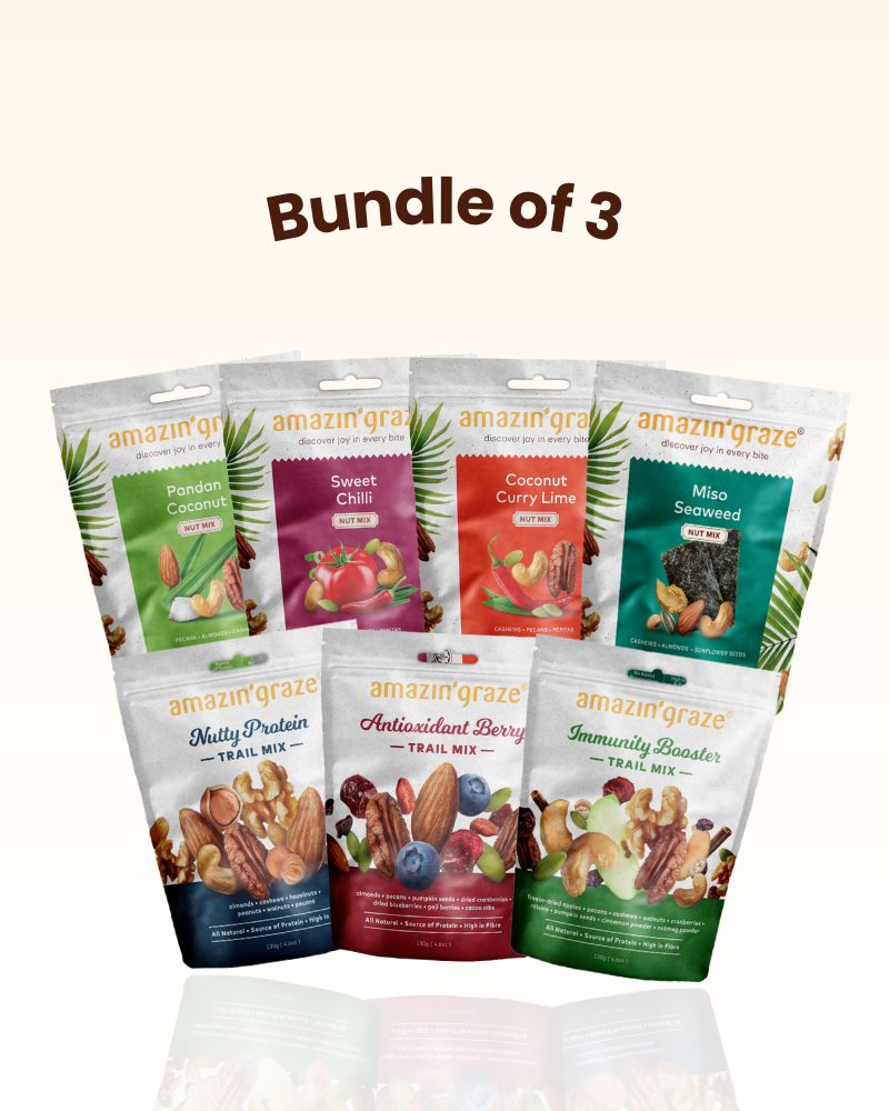 Bundle of 3 Nuts – Amazin' Graze Singapore