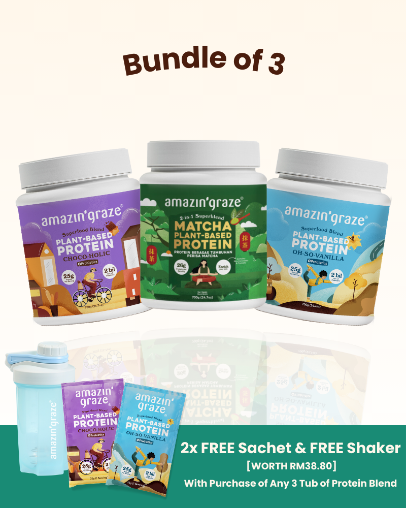 Plant Based | Vegan Protein Blend [Jan 2024] – Amazin' Graze Singapore