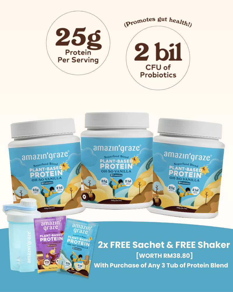 Vanilla Protein Blend (700g) – Amazin' Graze Singapore