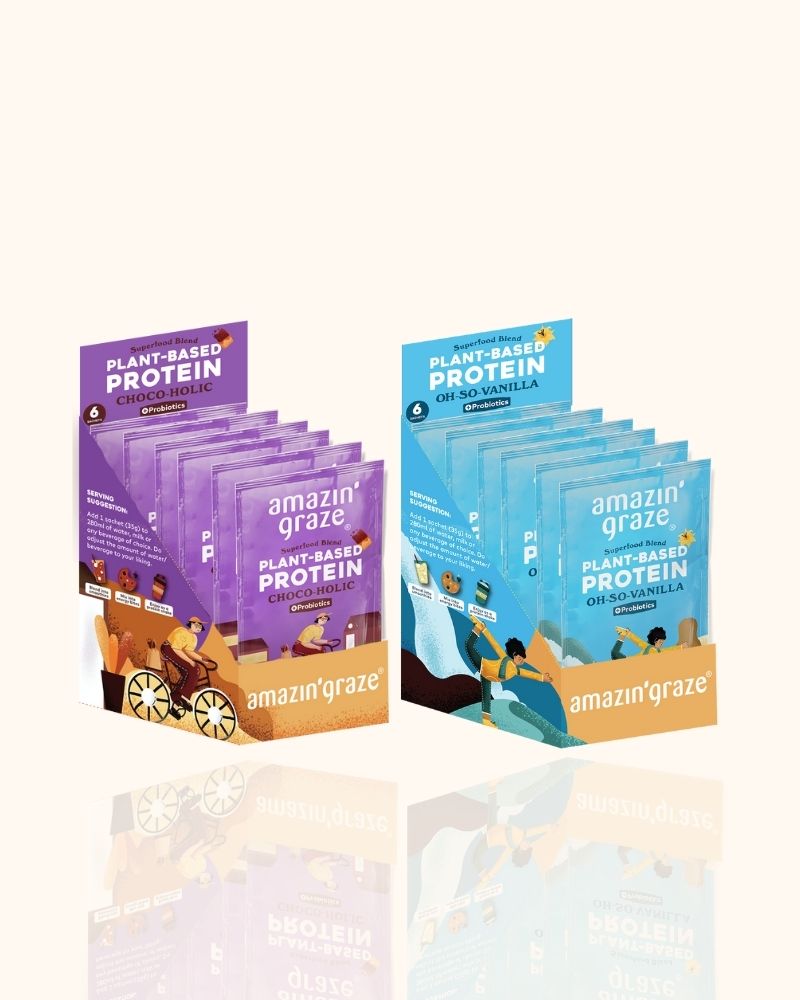Bundle of 2 Box-Of-6 Protein Sachets – Amazin' Graze Singapore