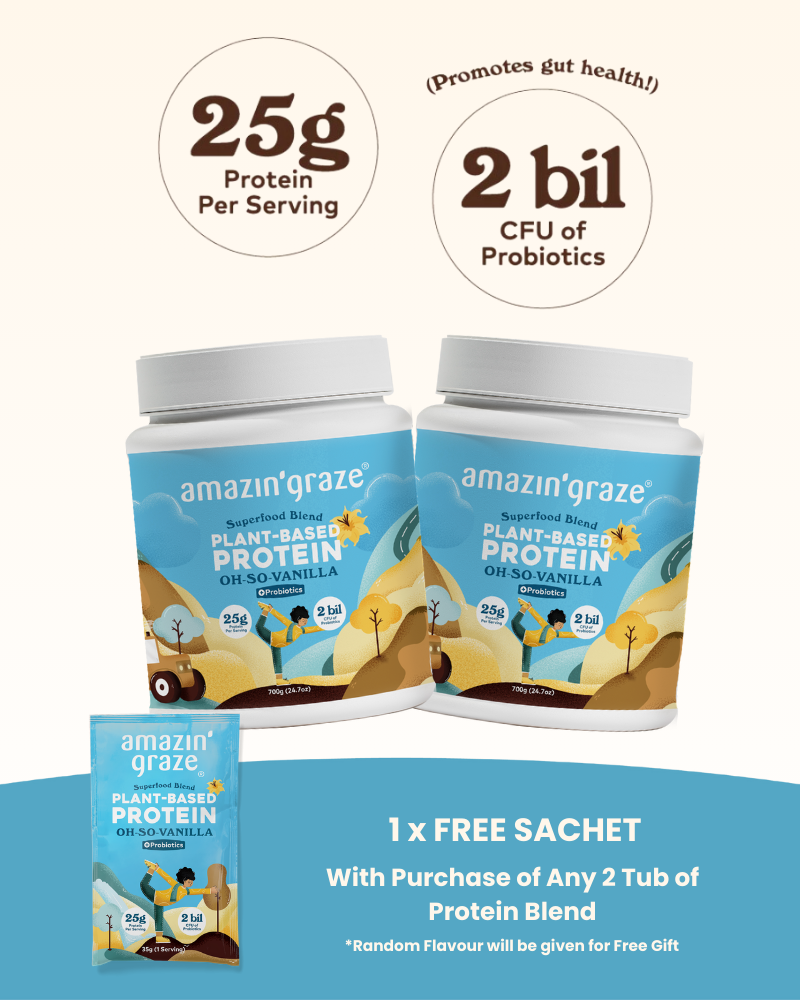 Vanilla Protein Blend (700g) – Amazin' Graze Singapore